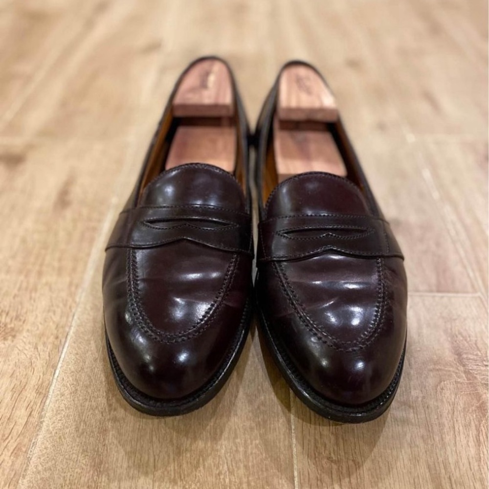 Men’s Alden Shell Cordovan Loafers, 12 Wide - Gem